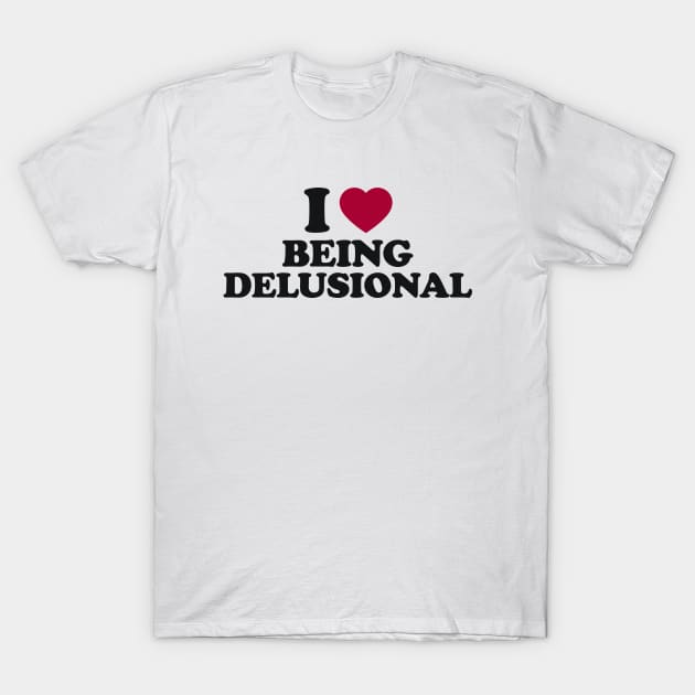 Y2K Tee Shirt, 100% delusional Shirt, Funny Tee, 2000's t-Shirt, I heart being delusional, I ...